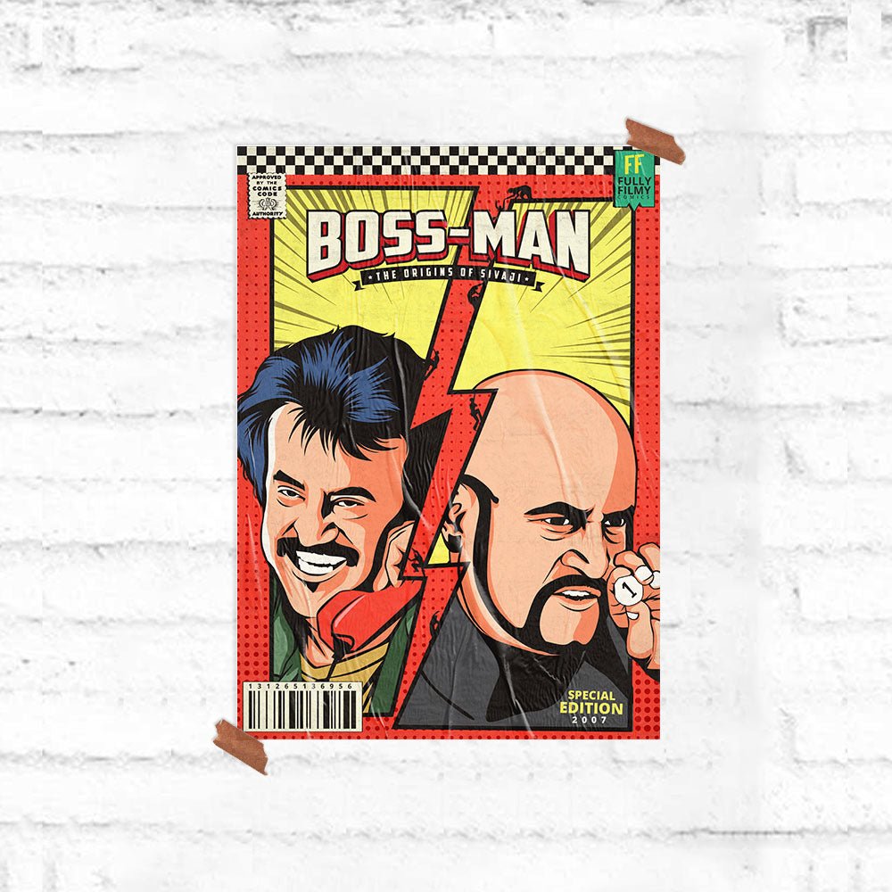 Boss-Man - The Origins of Sivaji Poster - Fully Filmy – Madrascart